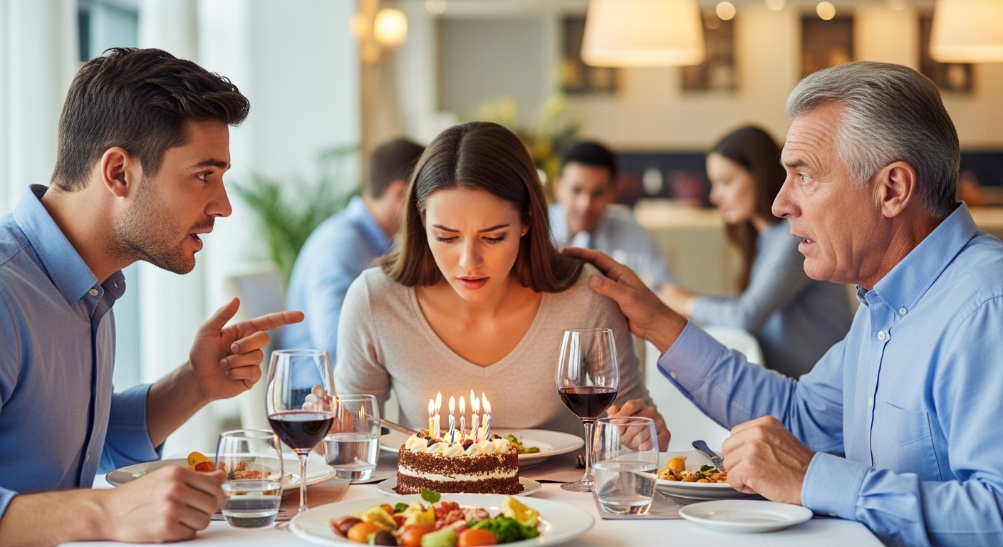 At My Husband's Birthday Dinner He Snapped at Me, 'You're Living off Me ...